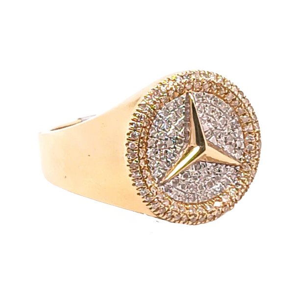 Custom Mercedes Ring - Iced Out Customs