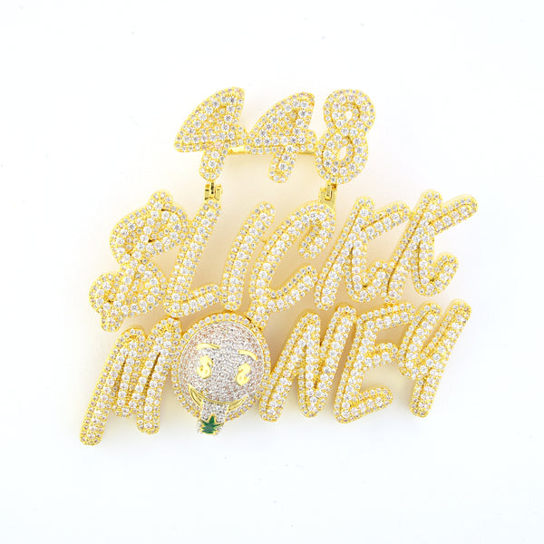 Slick Money Pendant - Iced Out Customs