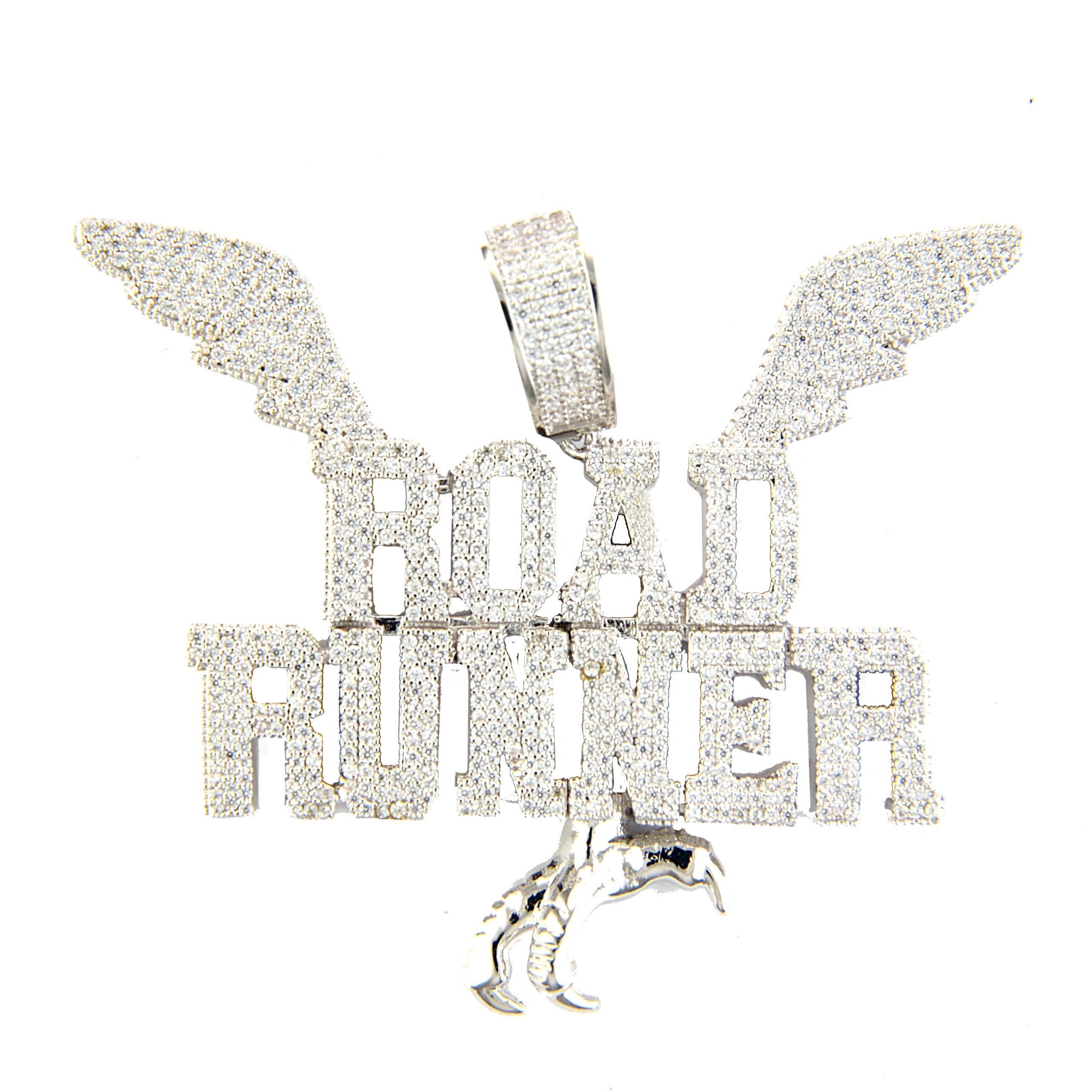 Road Runner Claw Pendent - Iced Out Customs